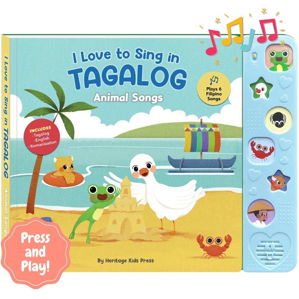 I Love to Sing in Tagalog: Animal Songs Songbook – Heritage Kids Press