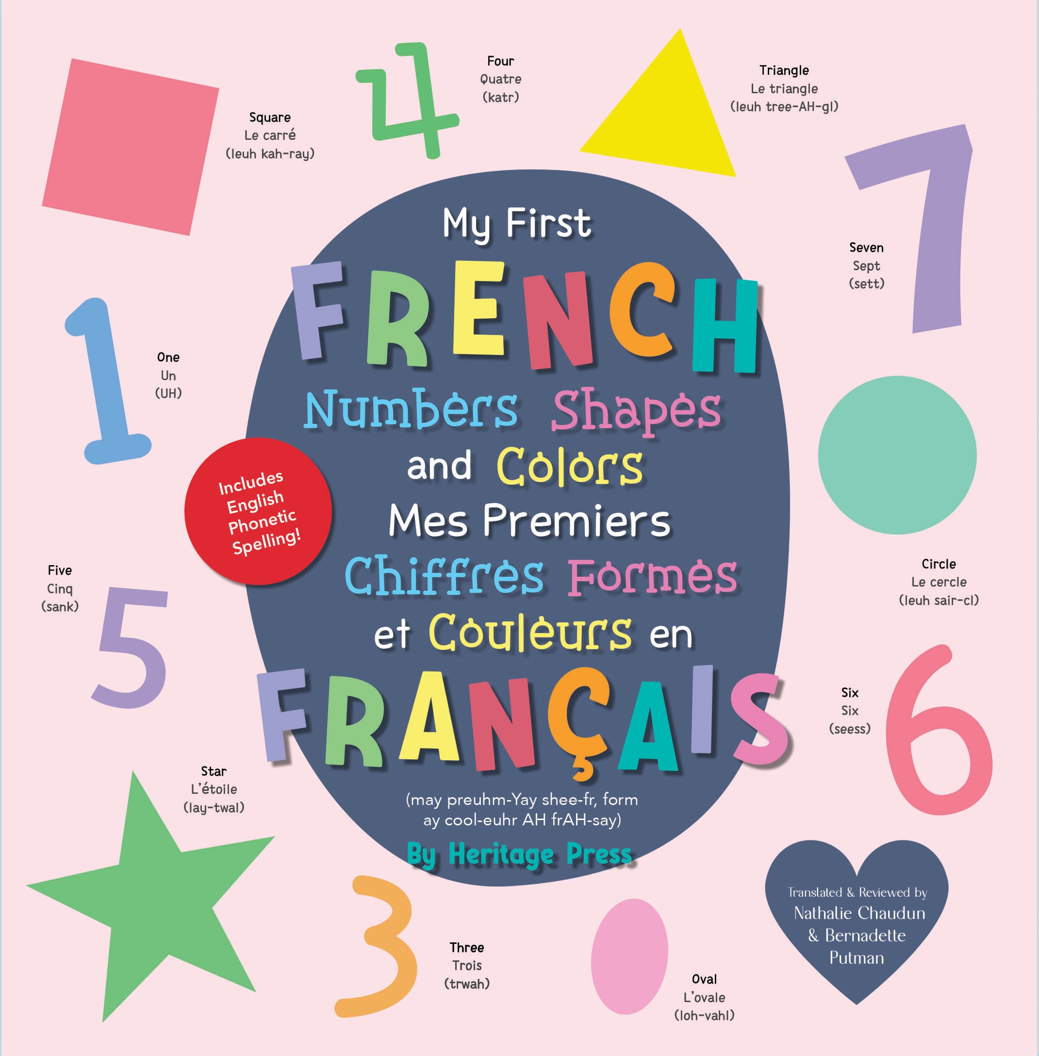 My First French Numbers, Shapes, and Colors – Heritage Kids Press
