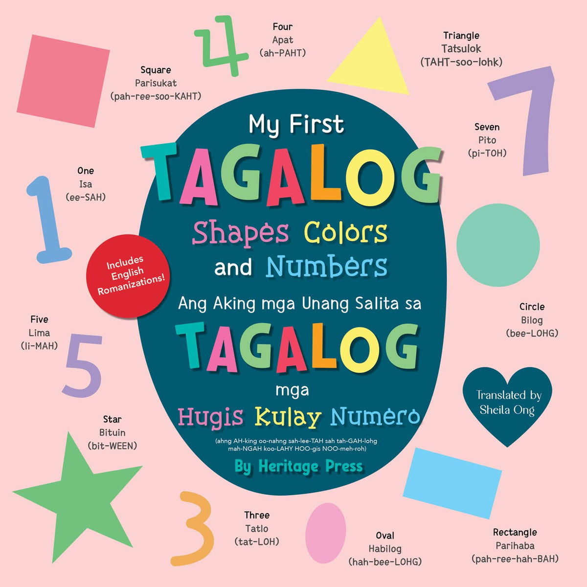 My First Tagalog Shapes, Colors, Numbers Book – Heritage Kids Press